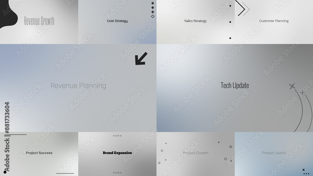 Simple Corporate Text Slides Pack | 10 Motion Titles with Control ...