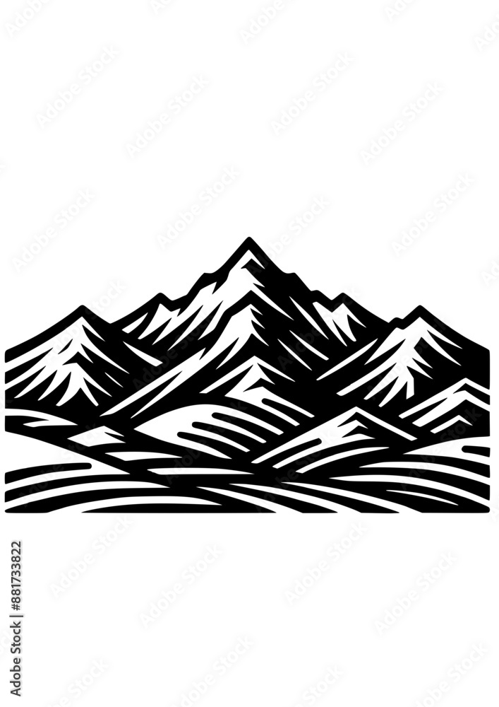 Mountains Landscape SVG, Gorpcore SVG, Journey SVG, Travel SVG ...