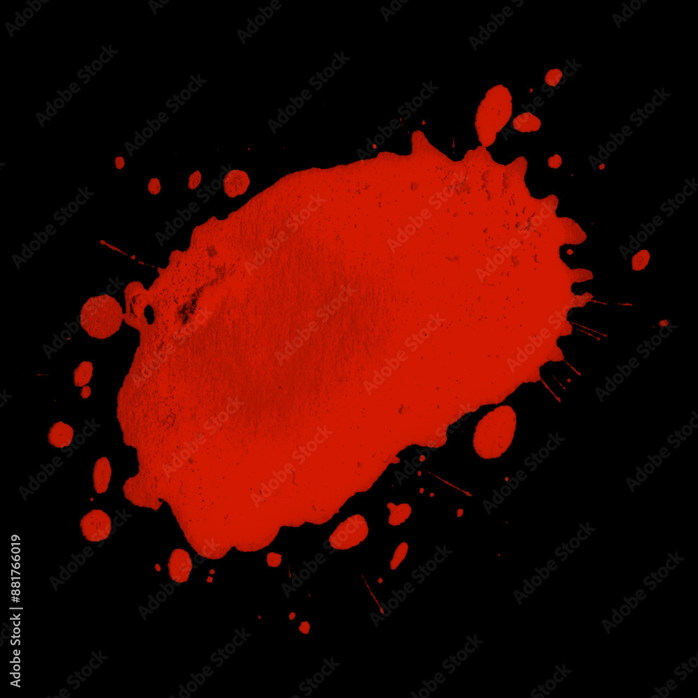 ภาพประกอบสต็อก Blood splatter, horror background. Blood splash overlays ...