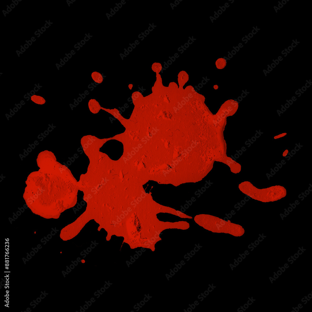 Blood splatter, horror backgrounds. Blood splash overlays on black ...