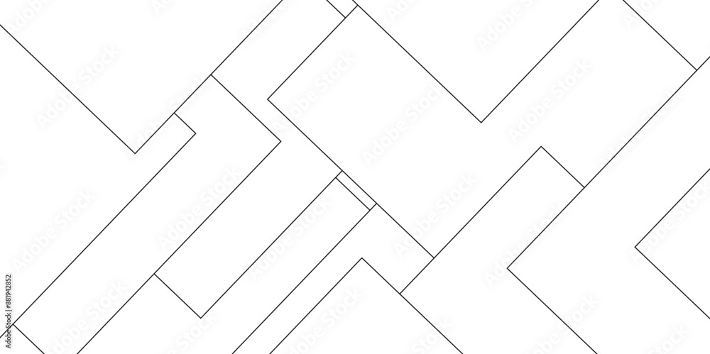 White geometric overlapping square pattern. Vector illustration ...