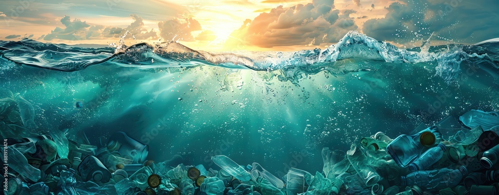 Raise awareness about the dangers of plastic waste with a striking ...