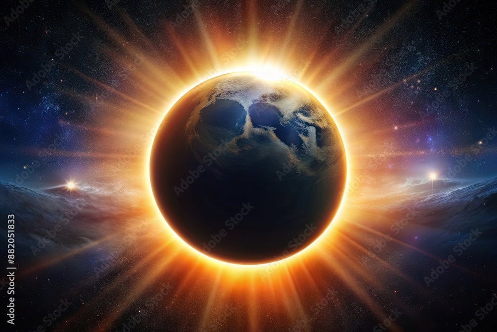 A Total Eclipse of the Sun solar eclipse Solar System planets, solar ...