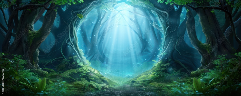 Enchanted Forest A Magical Landscape of Sorcery and Fantasy This ...
