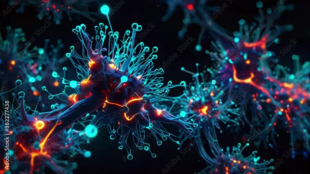 Visualize quantum computing concepts with nodes and connections that ...