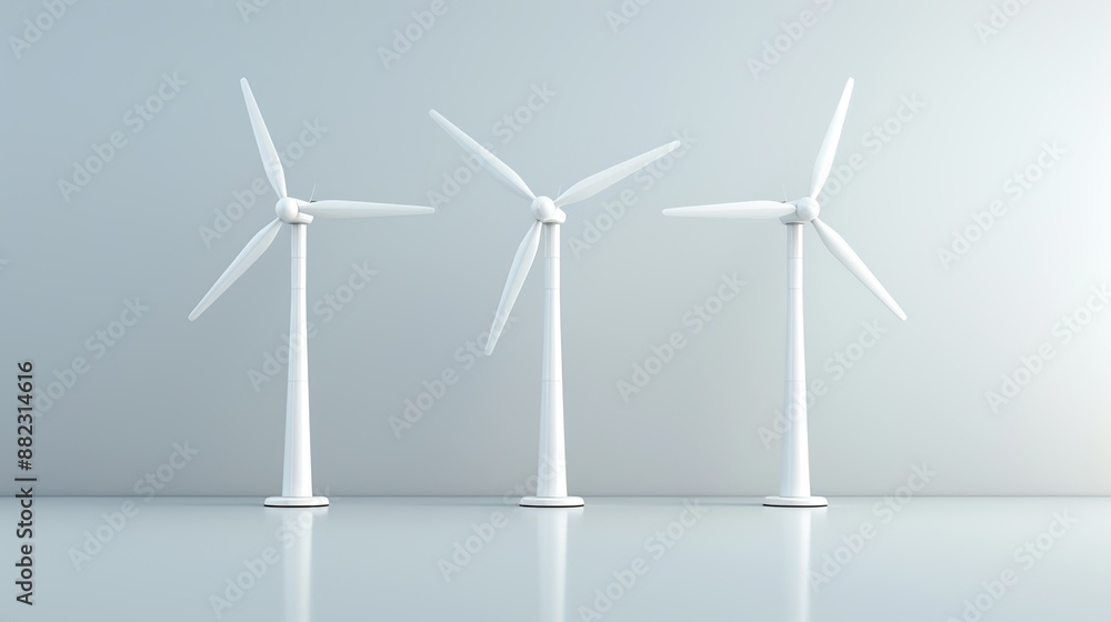 Abstract representation of renewable energy infrastructure, including ...