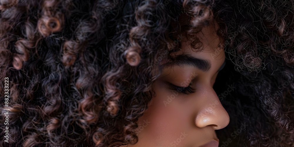 African hair textures range from tight coils to loose curls influenced ...