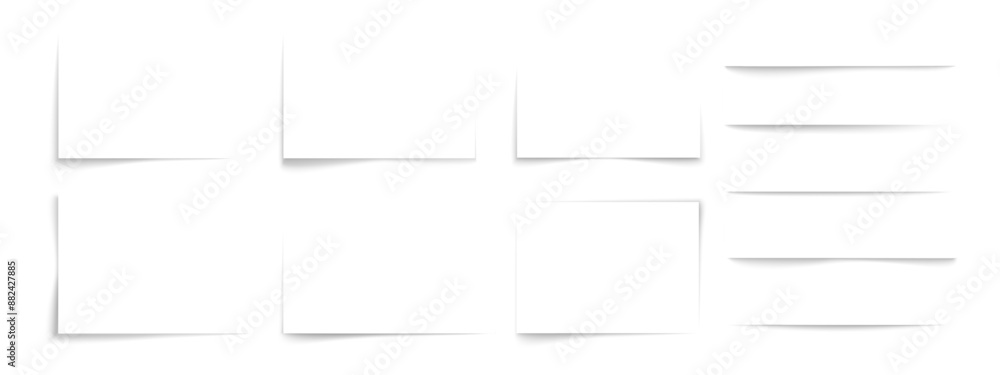 Rectangular shadow border. Rectangular shadow border from a sheet of ...