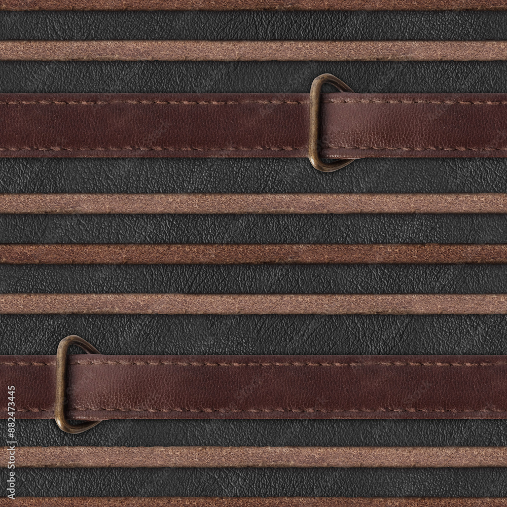Seamless 4k photo texture photo of black colored leather material with ...