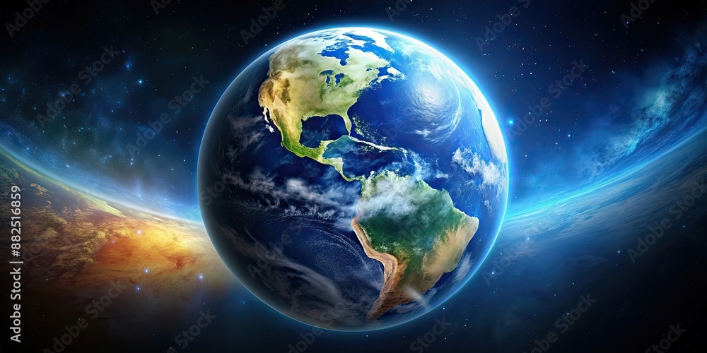 Stunning high-resolution image of Earth from outer space, Earth, 4k ...