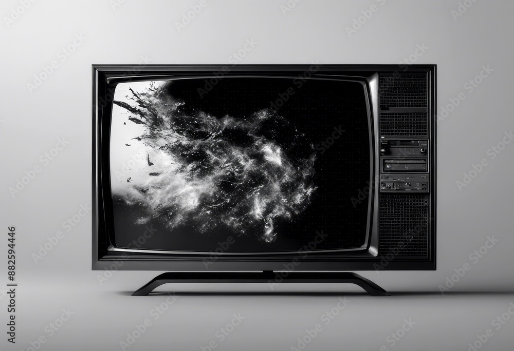 tv background file olated cutout large black shadow object modern ...