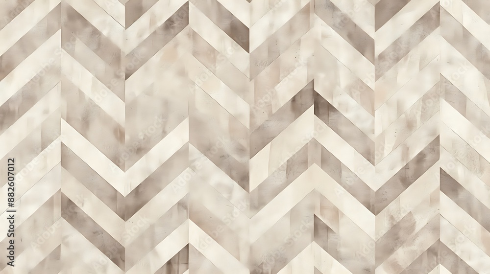 **Light beige herringbone pattern, modern wallpaper, simple and chic ...