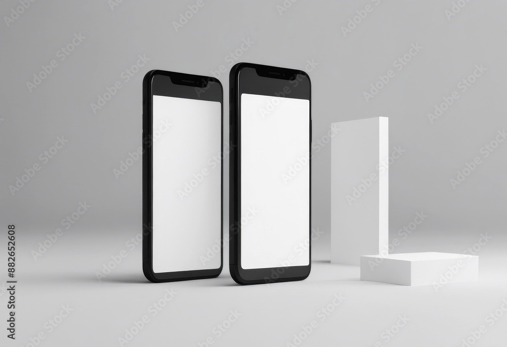 smartphone design interface template b app application rectangles ...