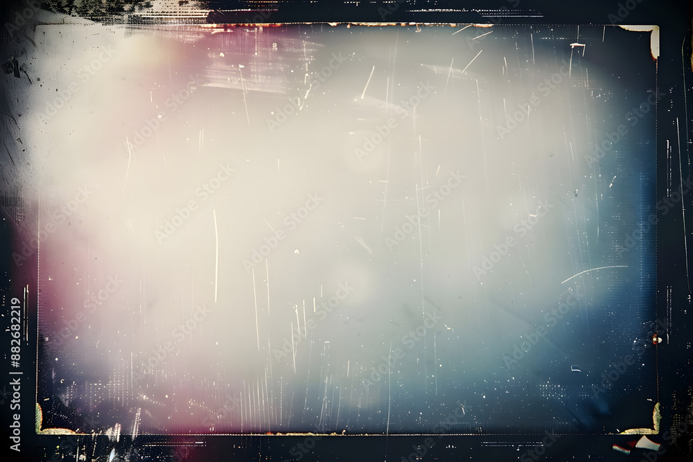 dreamy vintage destroyed photo or film light leaks texture overlay with ...