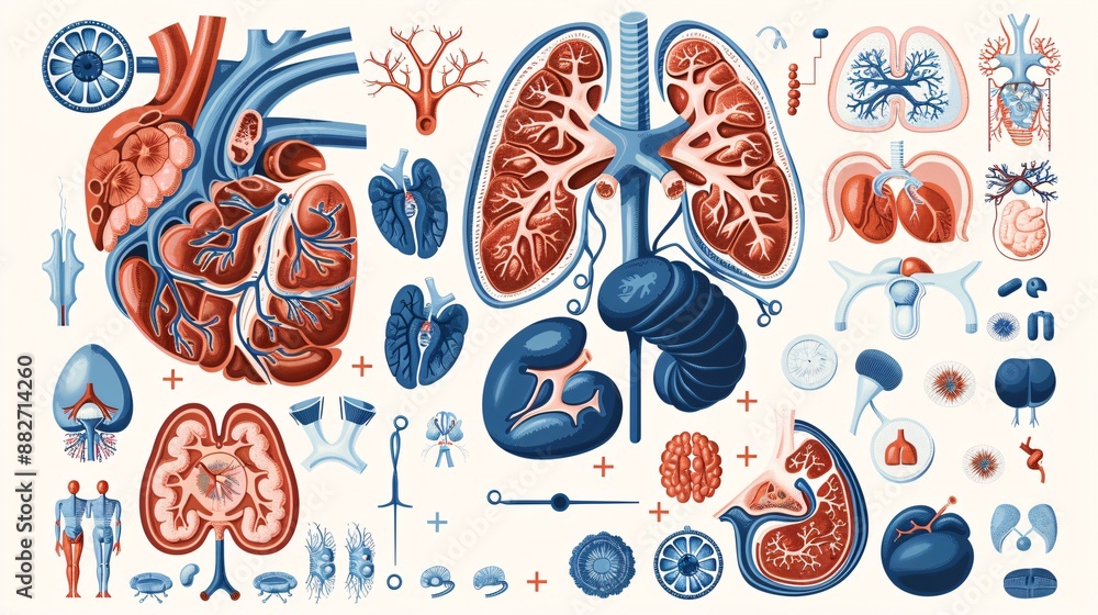 an infographic illustrating the impact of cardiovascular kidney ...