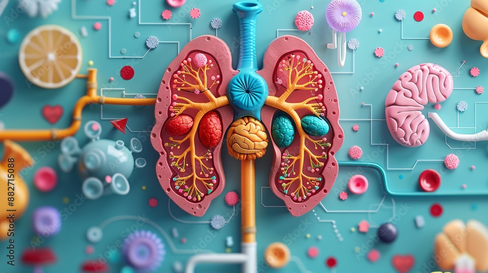an educational poster depicting how cardiovascular kidney metabolic ...
