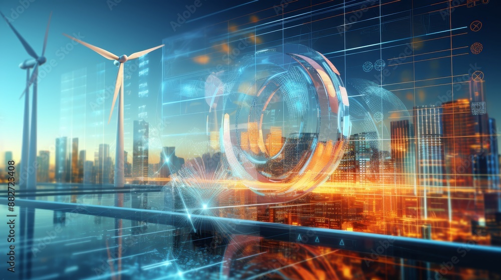 Advanced wind turbine with real time energy analytics dashboard for ...