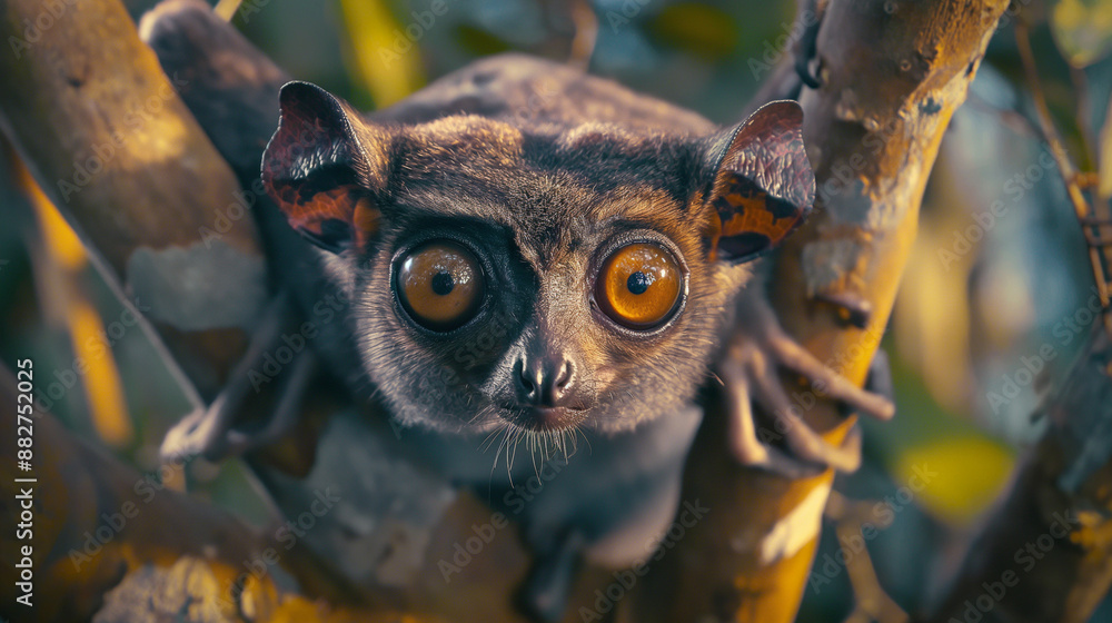 Sunda Colugo Also known as the Sunda flying lemur, this gliding mammal ...