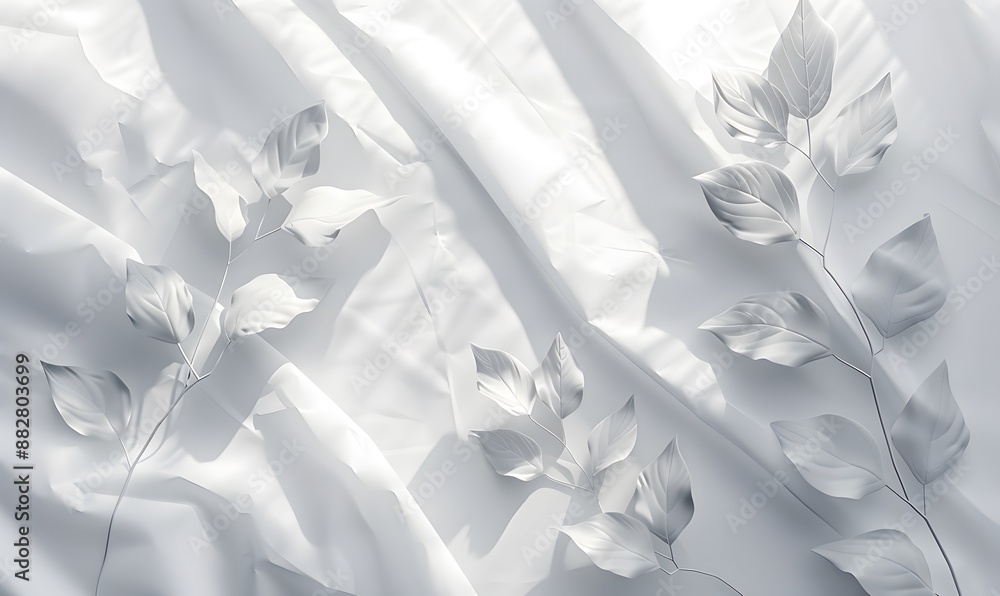 Minimalist Elegance, A clean and simple composition featuring a white ...