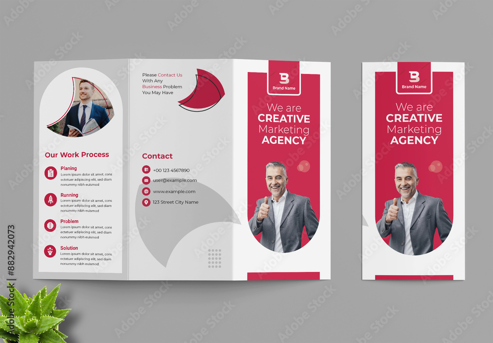 Marketing Trifold Template Stock Template | Adobe Stock