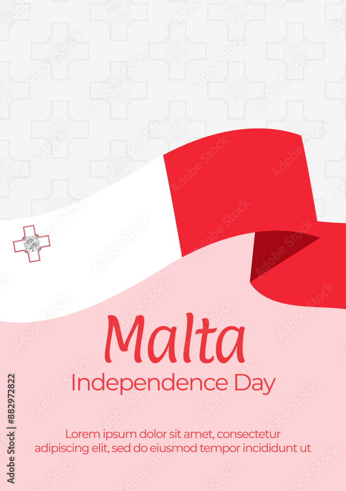 Poster for the 60th anniversary of Malta's Independence Day. In the ...