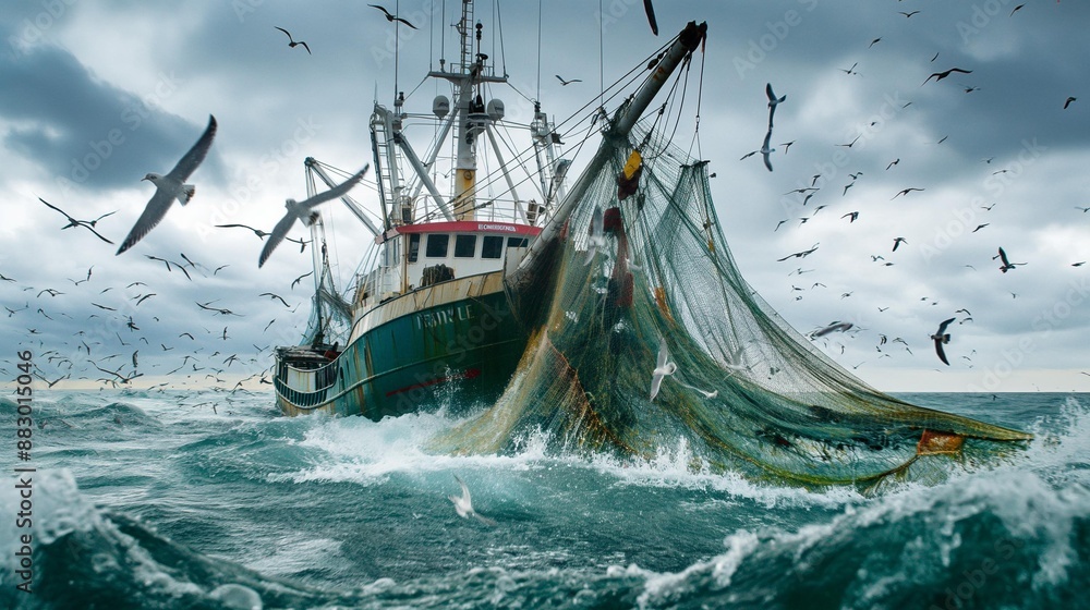 AI generator image of The Economist magazine taken with a professional ...