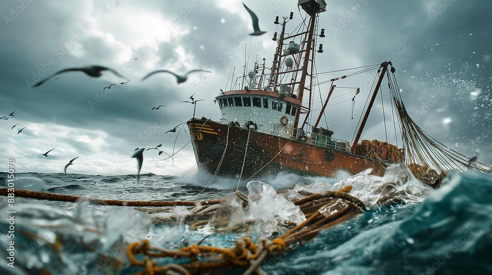 AI generator image of The Economist magazine taken with a professional ...