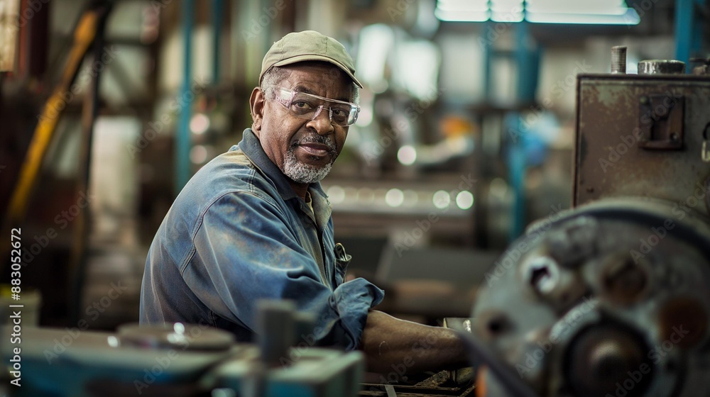 AI generator image of Incredible photo of a metalworker forging custom ...