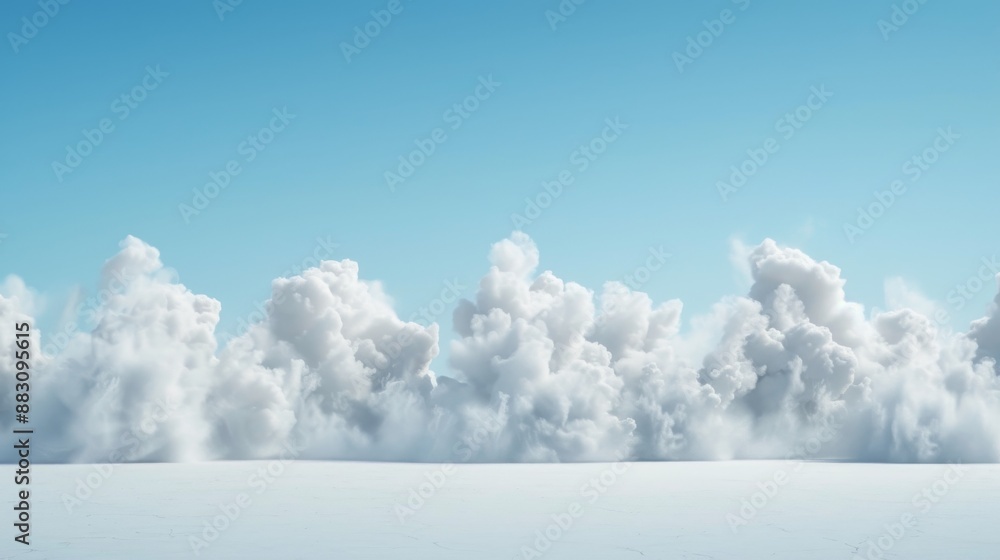 3D time-lapse sequence depicting the life cycle of a nimbus cloud from ...
