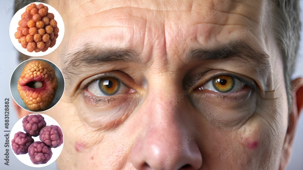 Hashimoto's thyroiditis and Graves' disease eye swollen tumor cancer ...