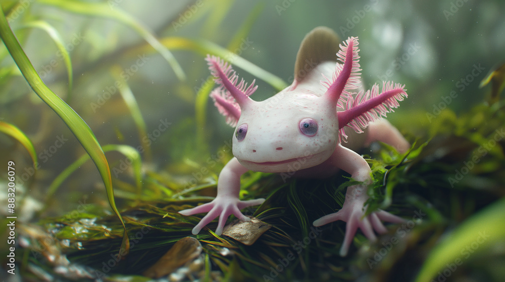 A aquatic salamander native to, known for its ability to regenerate ...