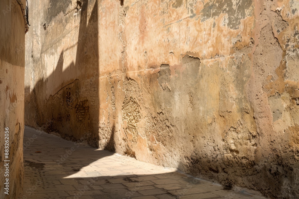 Mamluk era arched stones tunnel leading to Al-Muayyad Bimaristan ...