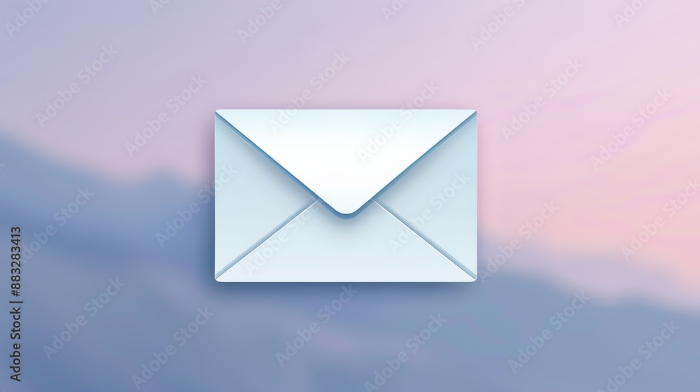 Soft gradient background with professional email marketing setup ...