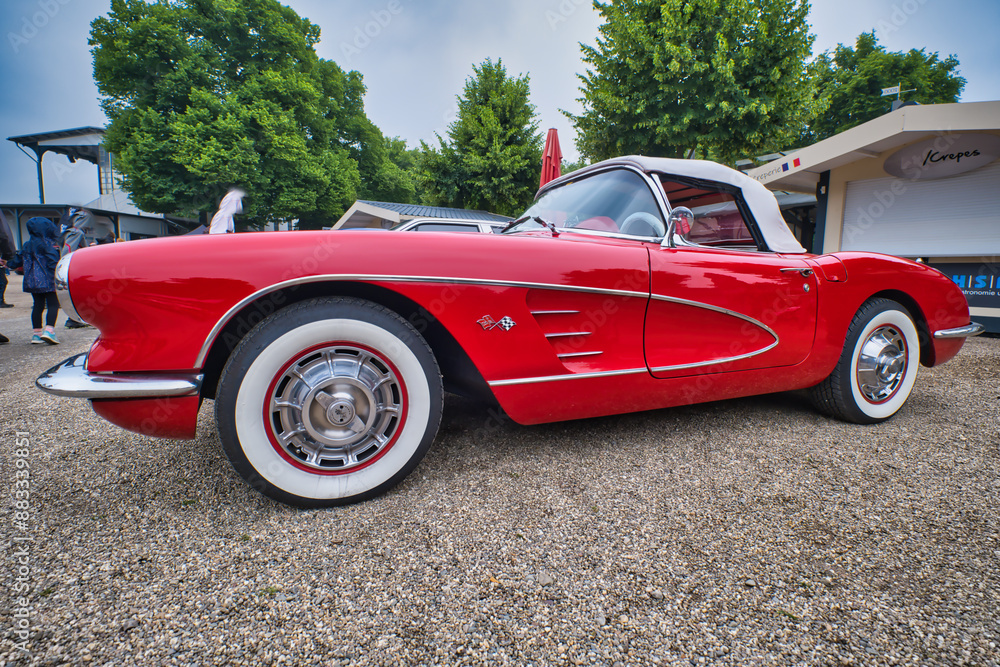 Cologne, Germany, 02-06-2024- Chevrolet Corvette C1, built from 1953 to ...