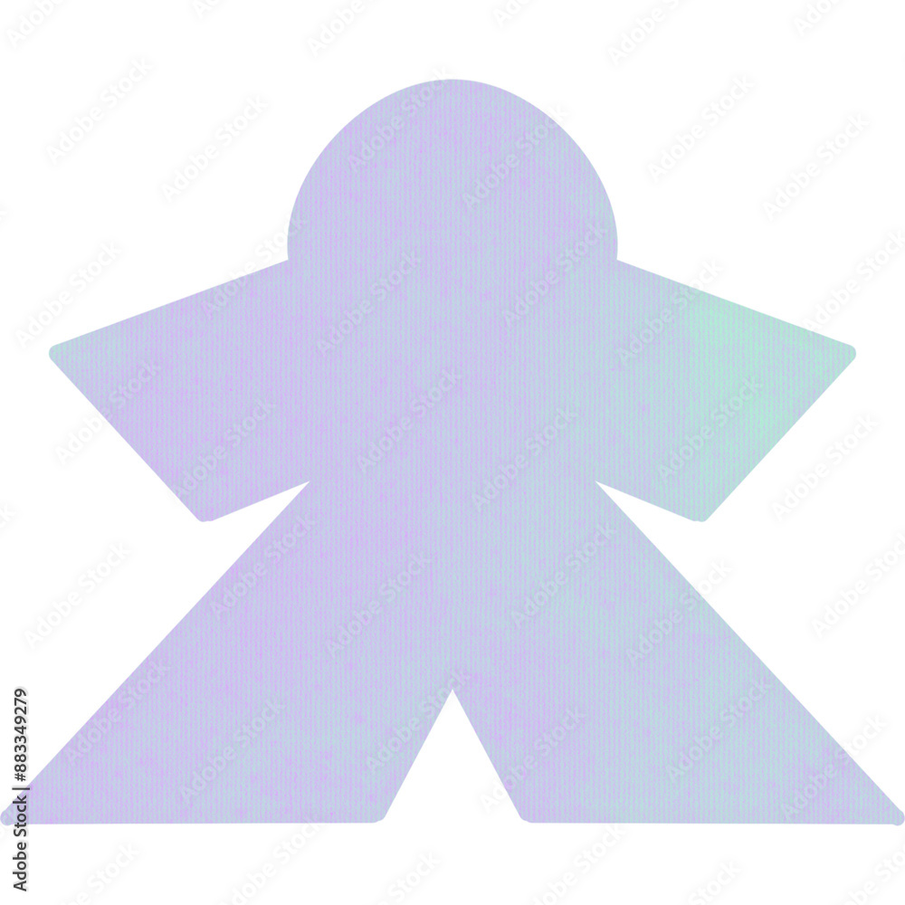 board game meeple outline png no backgroung Stock Illustration | Adobe ...