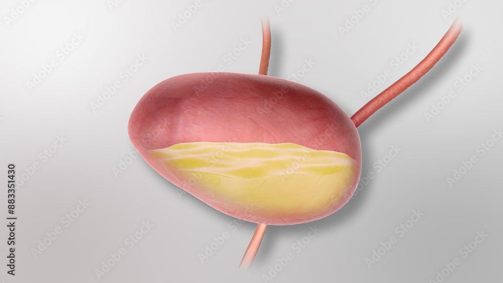 Bladder Cross Section Stock Illustration | Adobe Stock