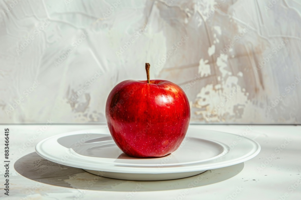 Two Red Apples And Strucural Formula Of S 2 Methylbutyric Acid