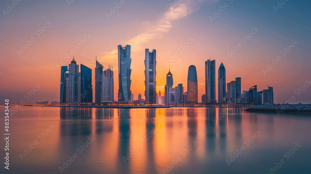 Iconic Landmarks: Notable structures such as the Etihad Towers and the ...