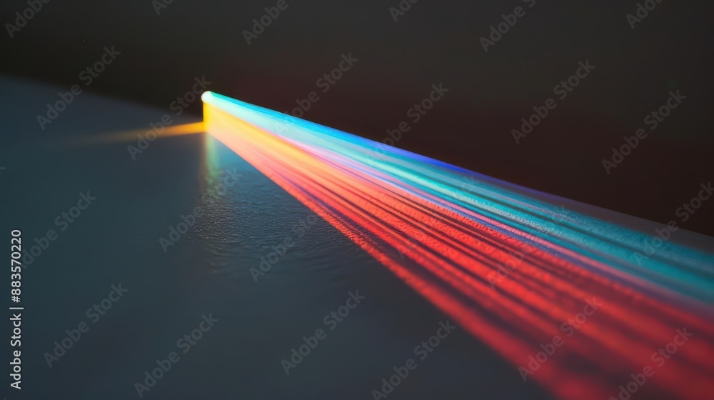 The optics demonstration turned into a supernatural scene, with beams ...