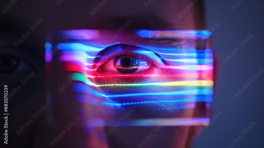 The optics demonstration turned into a supernatural scene, with beams ...