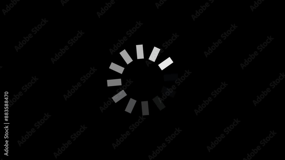 Loading Animation Icon on Transparent Background. Download Progress ...