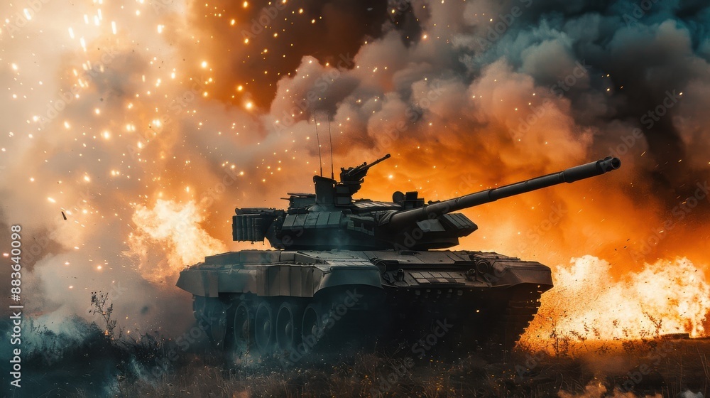Intense Military Exercise with BMP-2 Infantry Fighting Vehicle Amid ...