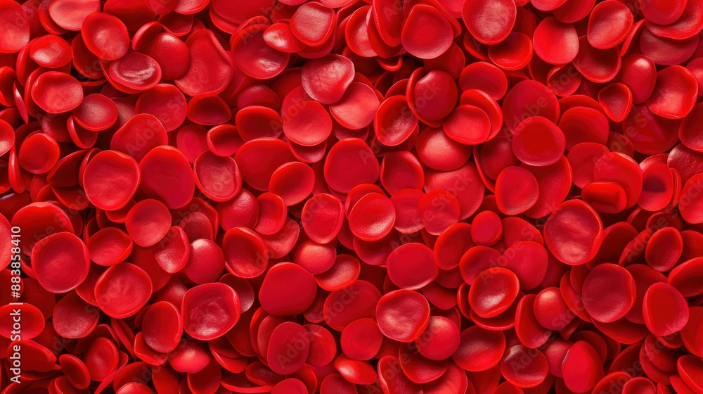 Explore human red blood cells erythrocytes in this abstract medical ...