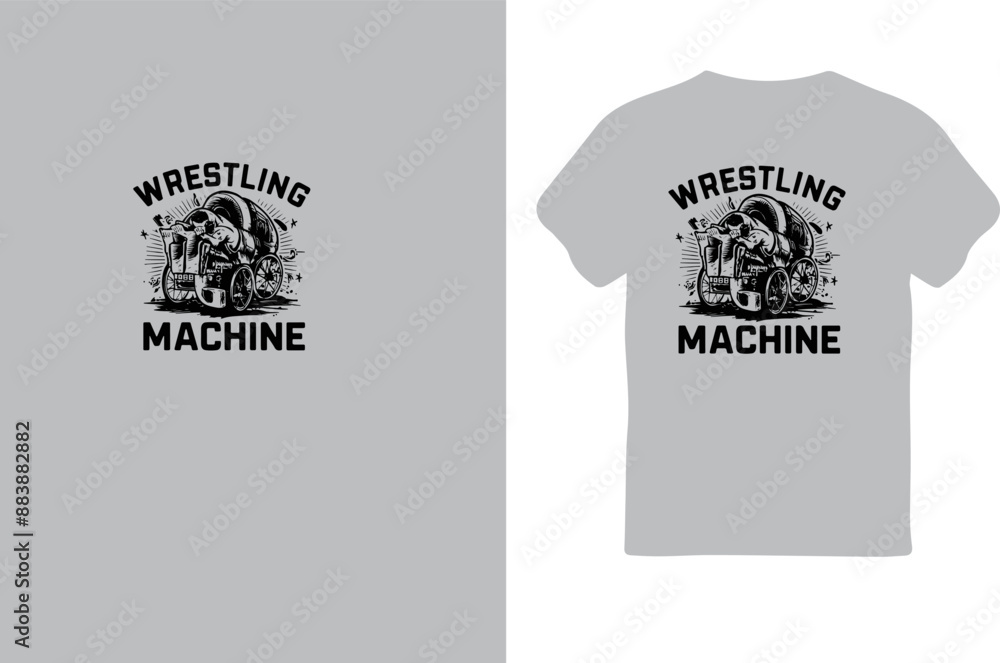 Wrestling distressed USA flag design for wrestling fans and lovers ...