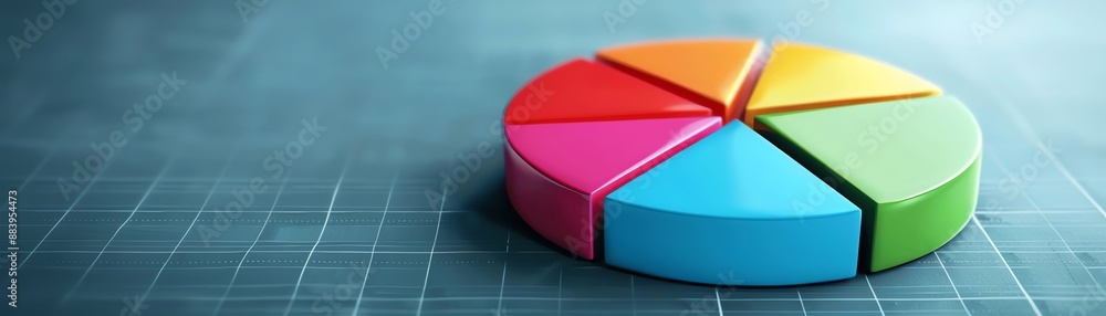 Revenue Share A pie chart showing revenue distribution Stock ...