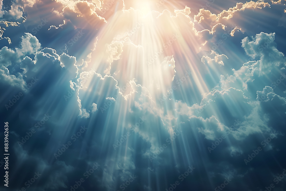 God light in heaven symbolizing divine presence, truth, spiritual ...