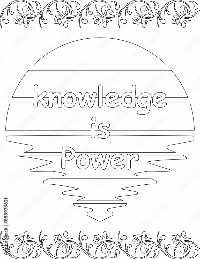 Printable affirmation coloring page for kids and adults with ...