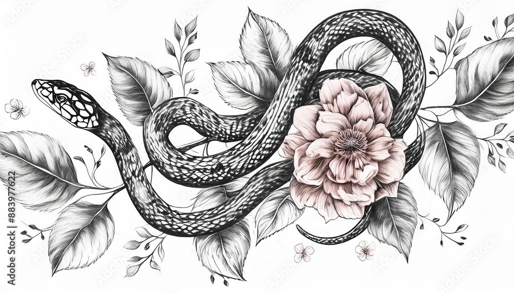 The Forbidden Fruit - The Red Apple of Garden of Eden - The Snake ...