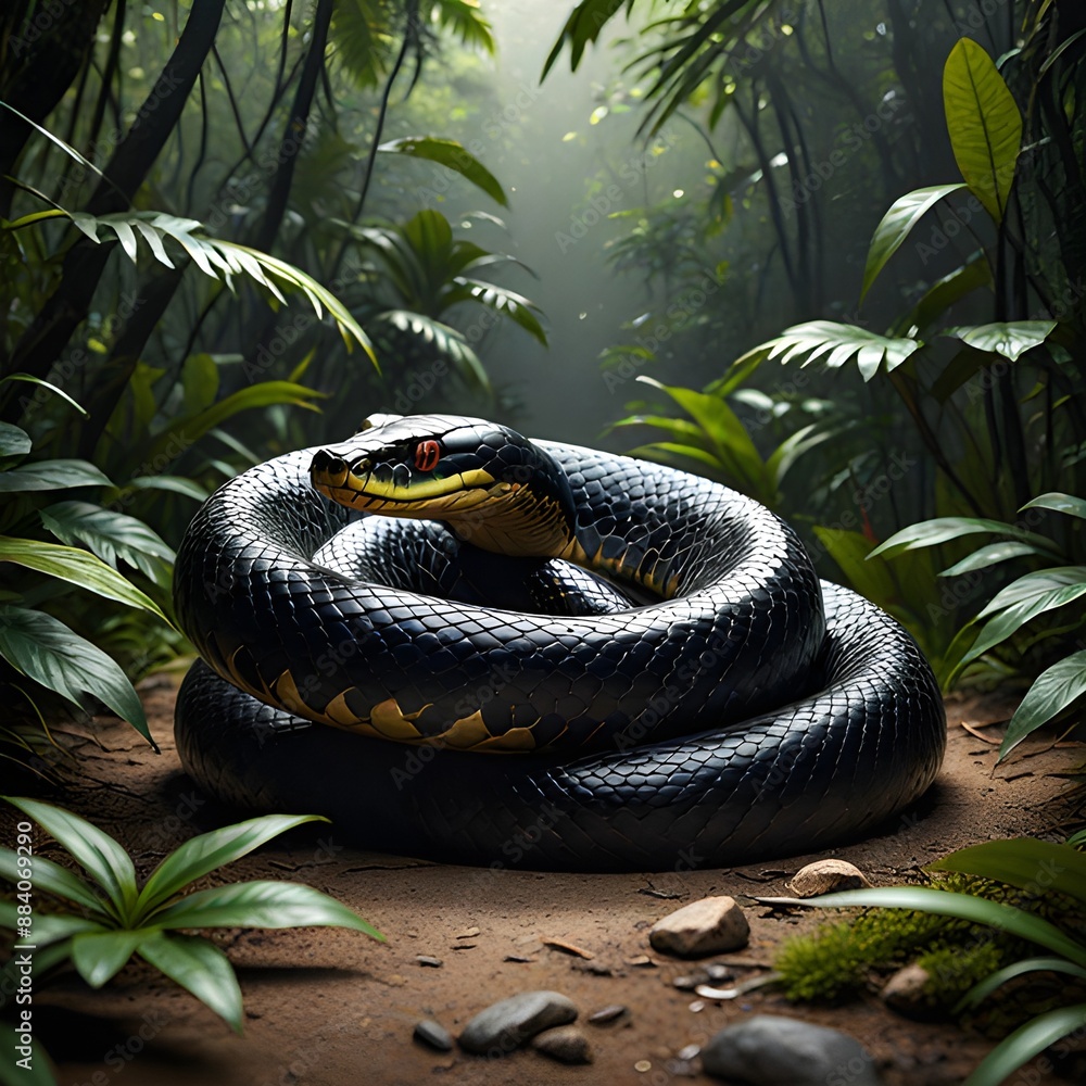 snake in the tree,snake on white background,snake in a jungle ,king ...