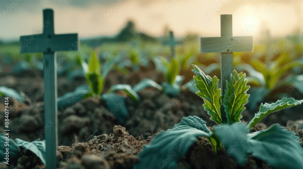 Honoring Sacrifice A Field of Crosses and New Life, Remembering Fallen ...